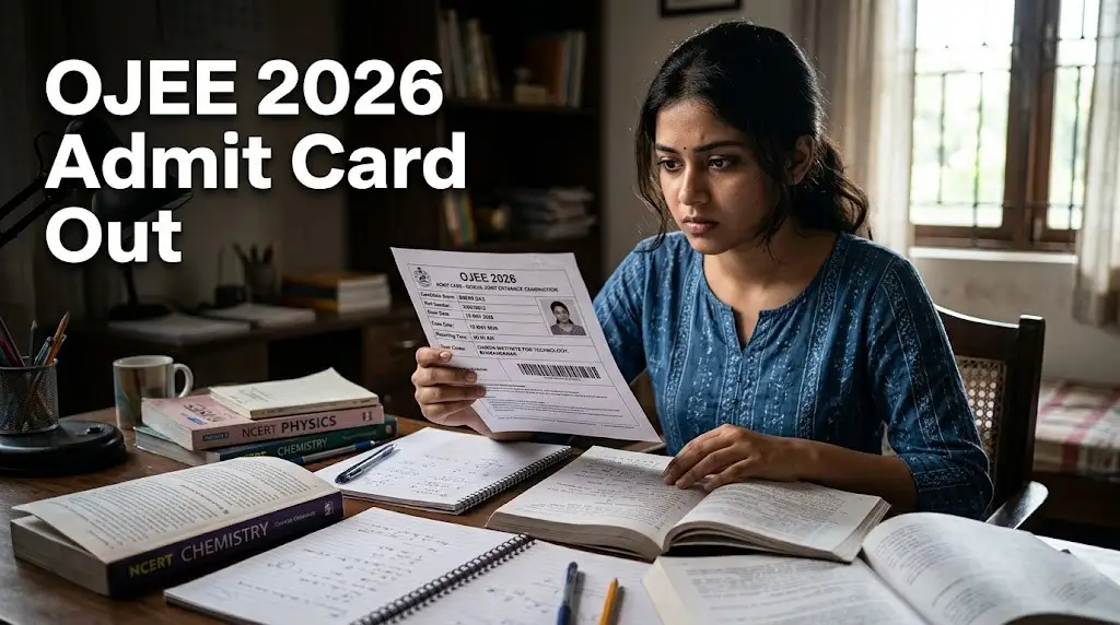 OJEE 2026 Exam Date Out, Admit Card Available Now