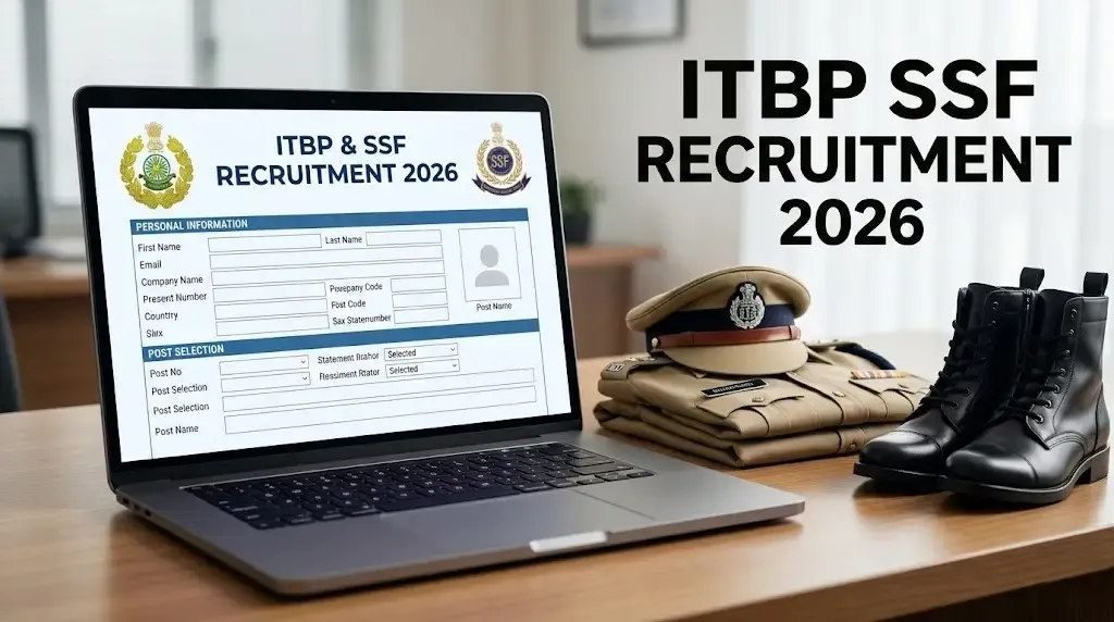 ITBP SSF Constable Barber and Washerman Recruitment 2026 Online Form