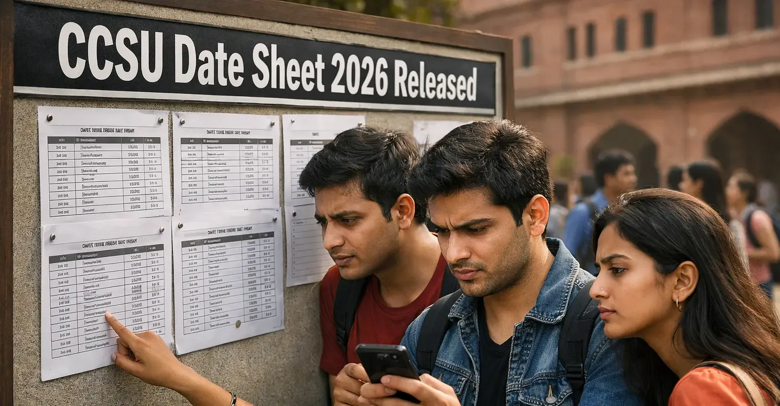 CCSU Date Sheet 2026 Professional Courses April Exam