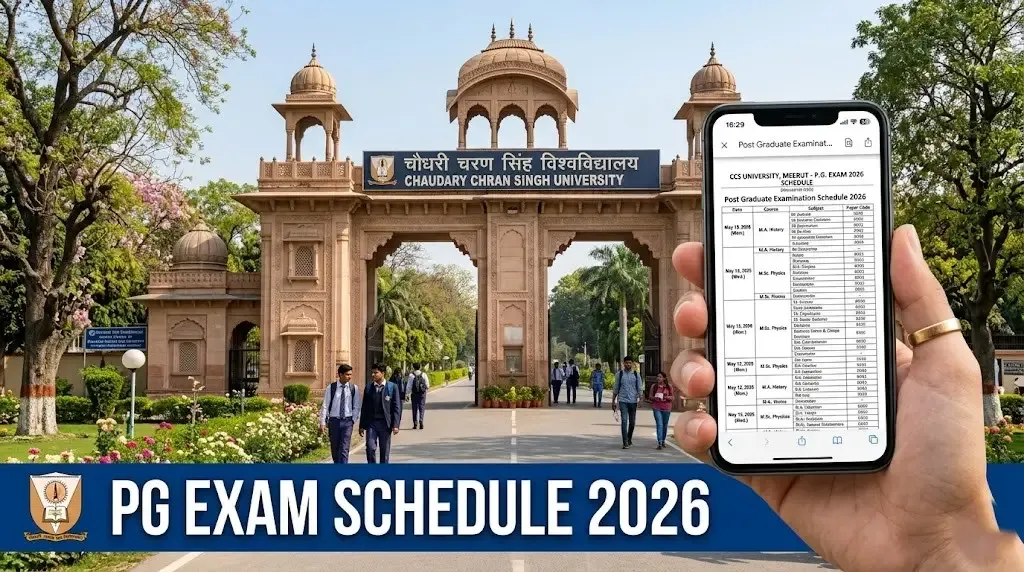 CCSU CBCS PG Exam Date Sheet 2026 Released - Download PDF