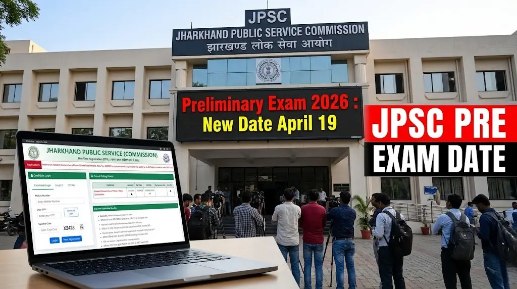 JPSC Pre 2026 New Exam Date: Download Prelims Admit Card Notice