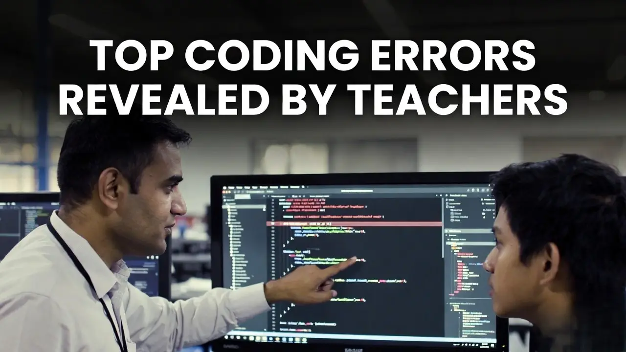 Top Coding Errors in Student Projects: Tips from Teachers 2026