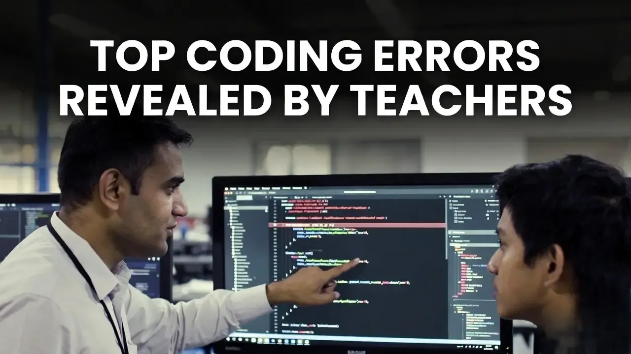 Top Coding Errors in Student Projects: Tips from Teachers 2026