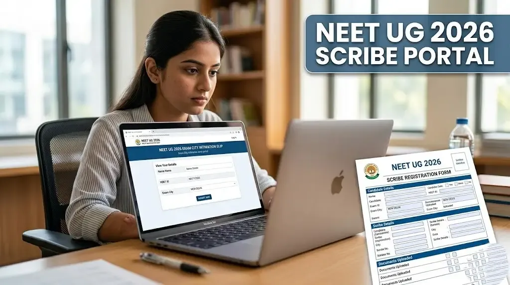 NEET UG 2026 Scribe Details Submission Portal Now Open