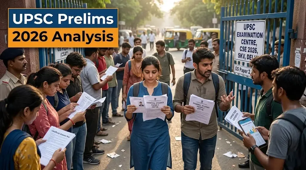 UPSC Prelims 2026 Paper Analysis: GS Paper 1 Was Lengthy