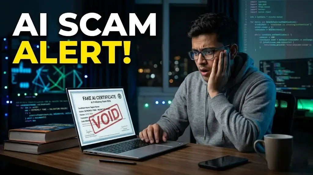 AI Fake Certificate Scam 2026 Students Alert India
