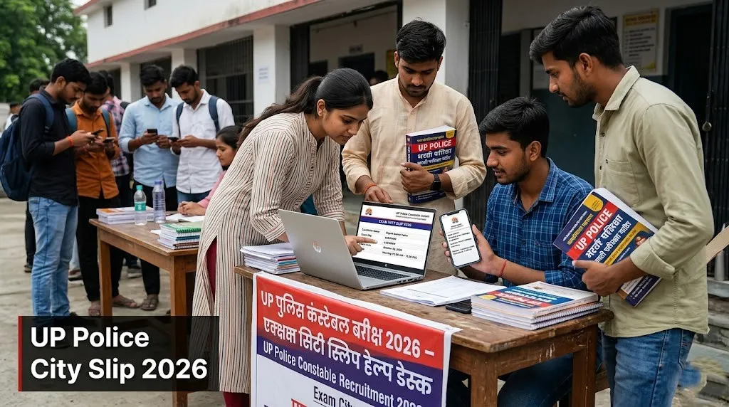 UP Police Constable 2026 City Slip Released: Check Exam City, Shift and ...